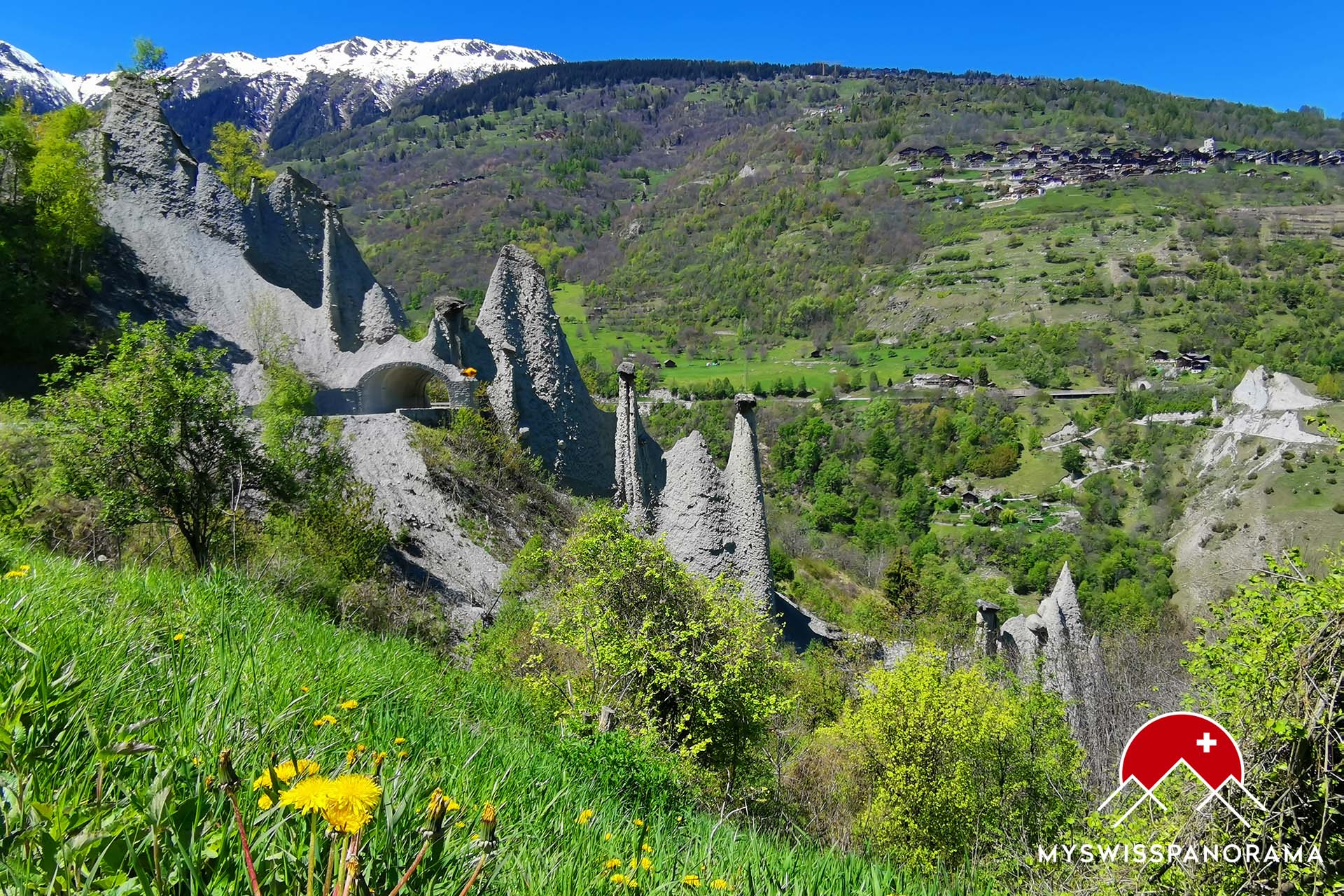 The Pyramids of Switzerland (Valais) | Myswisspanorama